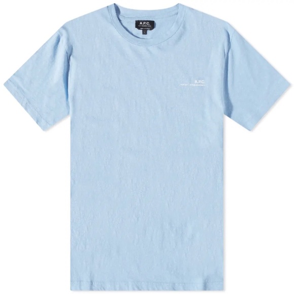A.P.C. | Shirts | Apc Blue Logo Tshirt Various Sizes Available Msrp 3 ...